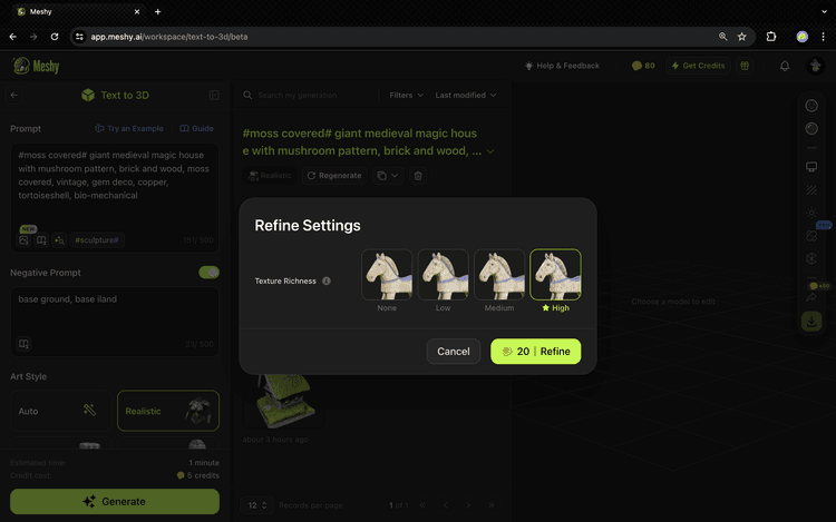 3 Useful Meshy Features You Might Not Know: Optimize 3D Models for ...