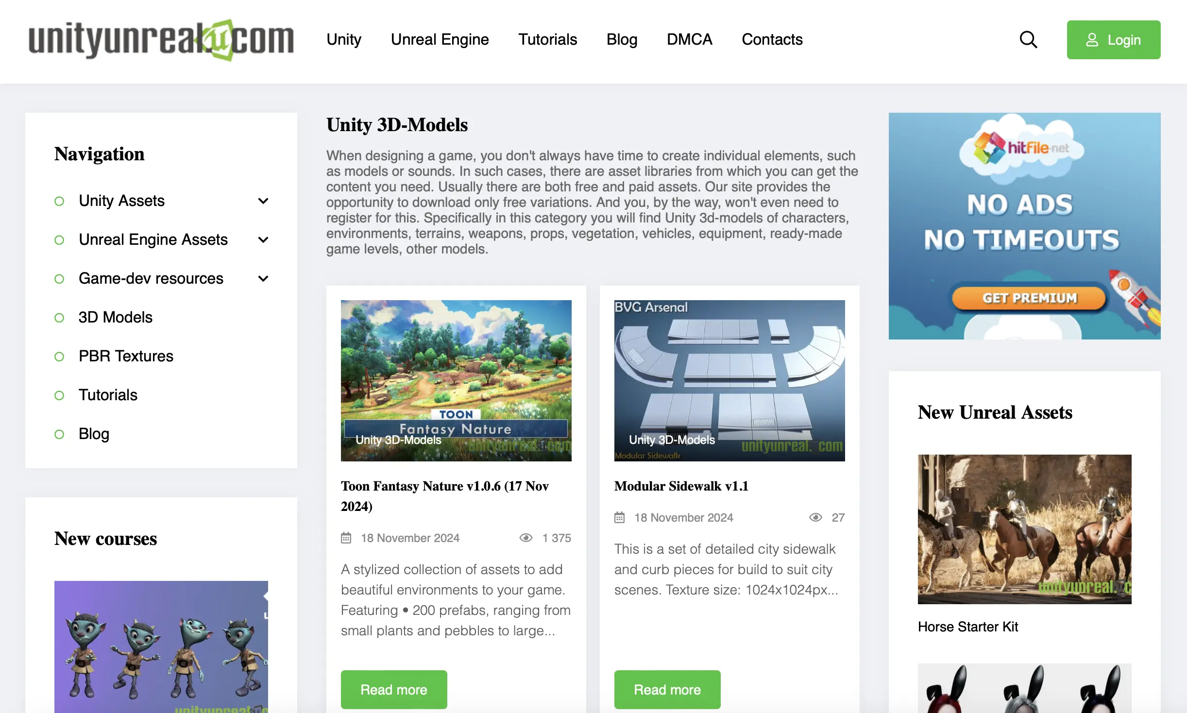 Top 9 Unity Asset Stores for Free 3D Models